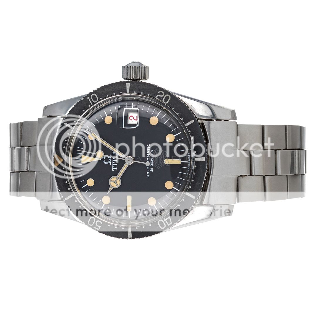 FS- Titus 7986 Calypsomatic Diver Mercedes Hand Transitional Reference ...