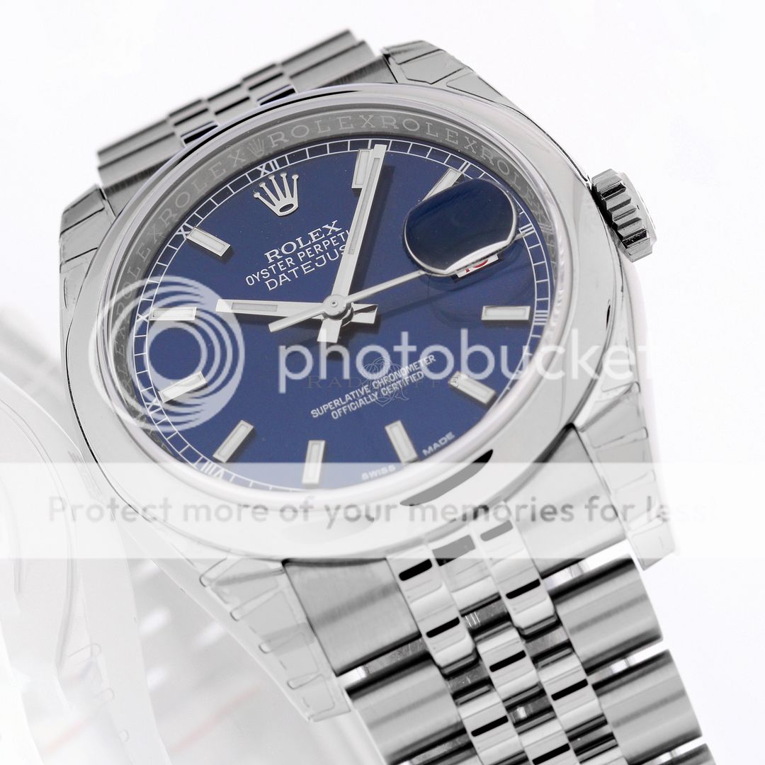 FS- Rolex 116200 Random Blue Stick Datejust | WatchUSeek Watch Forums
