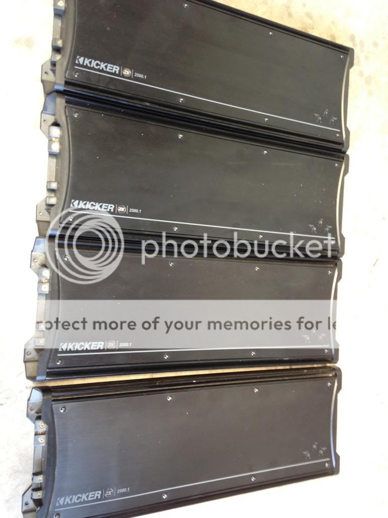 FS: (4) Kicker ZX-2500.1D Monoblock Ampliifers - For Sale: Car audio ...